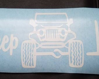 Jeep life decal | Etsy