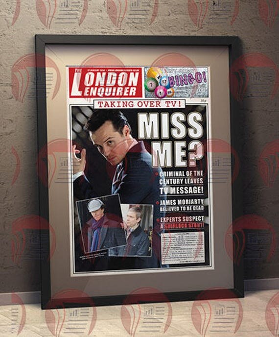 Sherlock Newspaper Poster