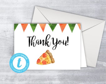 Pizza thank you | Etsy