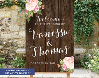Rustic welcome sign | Etsy