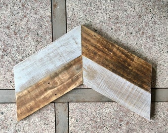 Chevron wall decor | Etsy