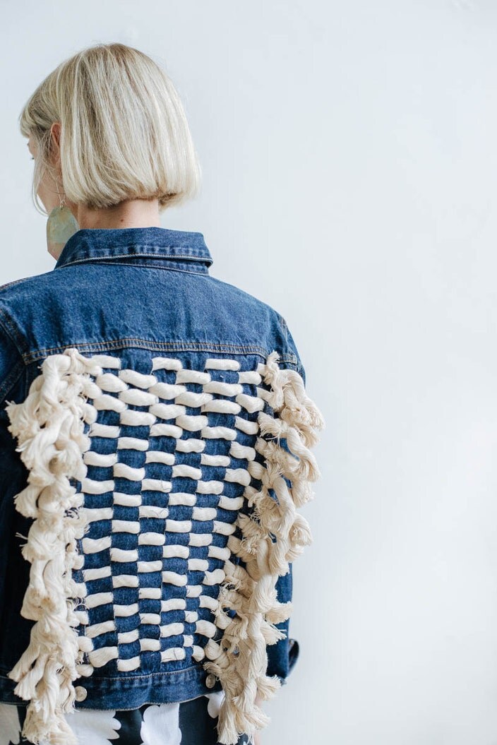 How to Weave a Denim Jacket Back Panel