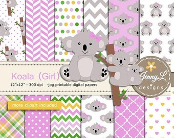 Koala clipart | Etsy