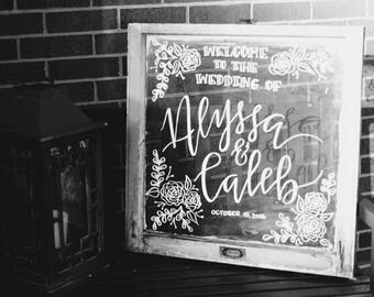 Chalkboard program | Etsy