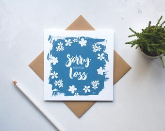 Sorry for your loss | Etsy