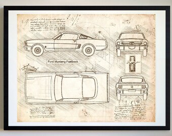 1965 ford mustang | Etsy