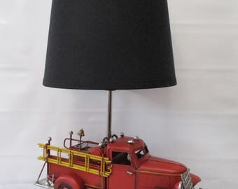 Firefighter lamp | Etsy