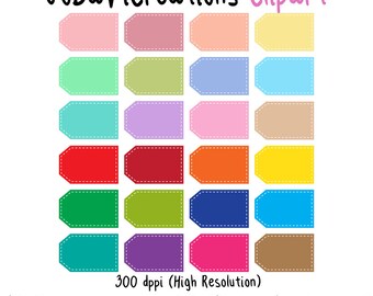 Rainbow labels | Etsy