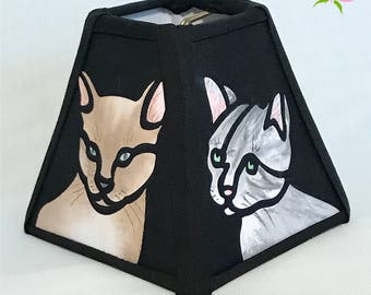 Siamese cat lamp | Etsy