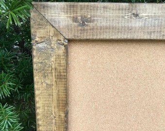 Framed cork board | Etsy