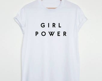 Girl power t shirt | Etsy