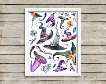 Witch hat decor | Etsy