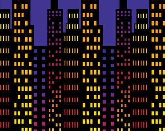 Skyline backdrop | Etsy