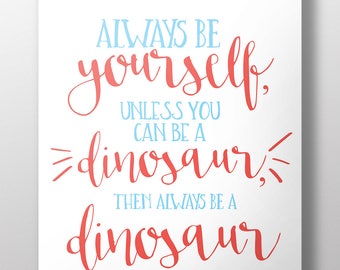 Dinosaur quotes | Etsy