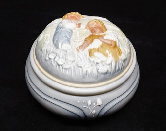 Porcelain music box | Etsy