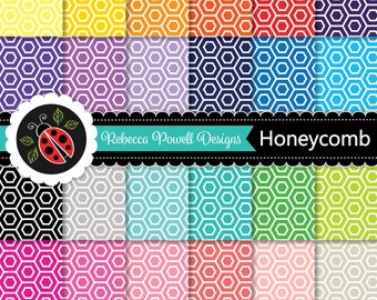 Hexagon patterns | Etsy