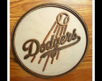 Dodgers wood | Etsy