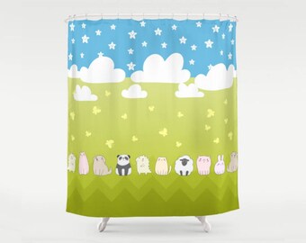 Cute shower curtain | Etsy