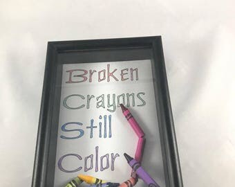 Broken crayons | Etsy