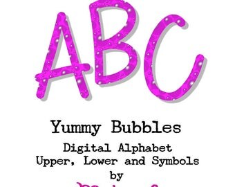 Bubble letters | Etsy