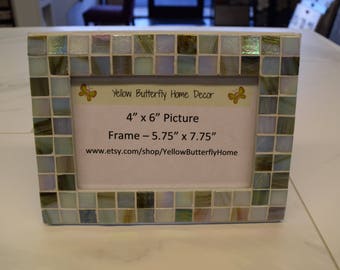 Mosaic picture frame | Etsy