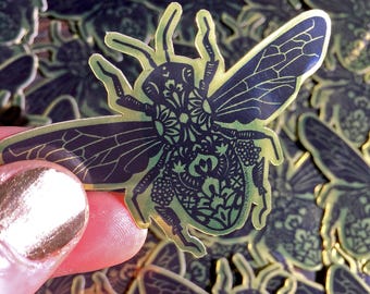 Bee sticker | Etsy
