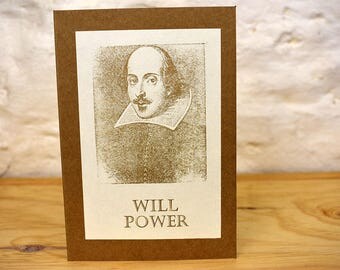 Shakespeare card | Etsy