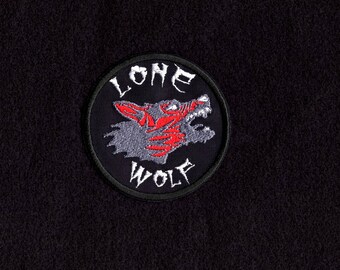 Wolf patch | Etsy