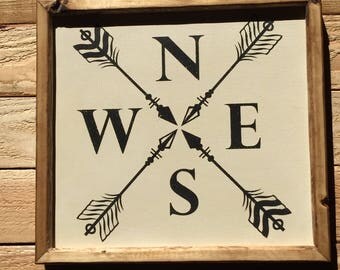 North south east | Etsy