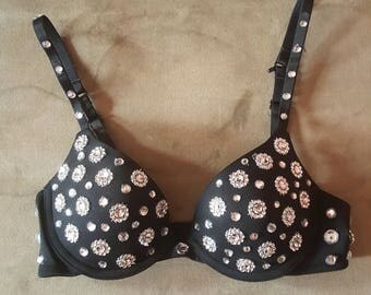 Rhinestone bra | Etsy
