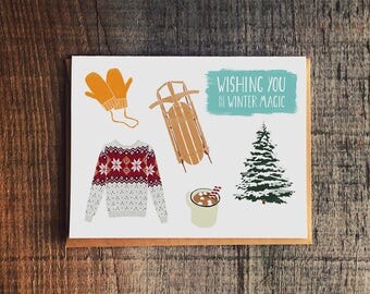 Non religious cards | Etsy