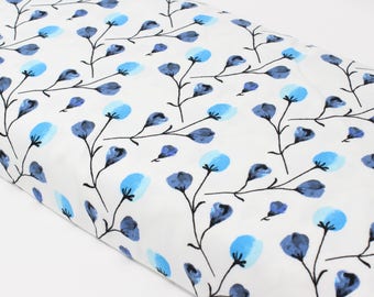 Floral knit fabric | Etsy