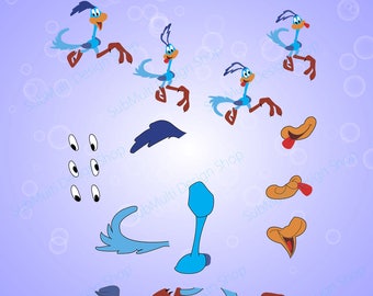 Road runner svg file | Etsy