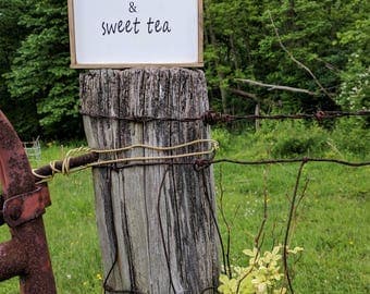Sweet tea sign | Etsy