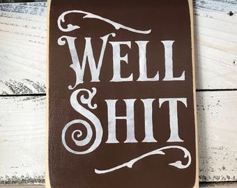 Well shit | Etsy