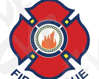 Fire and rescue logo | Etsy