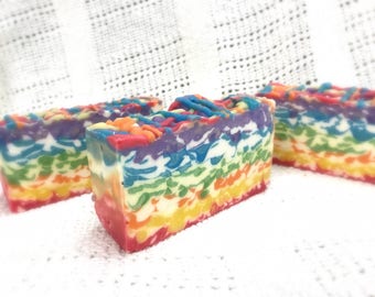 Rainbow soap | Etsy