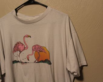 Flamingo shirt | Etsy