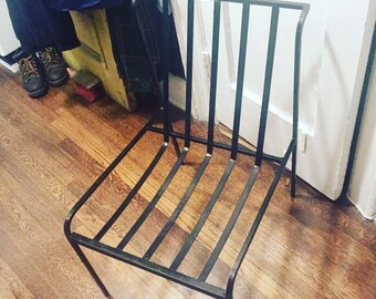 Wrought iron chairs | Etsy