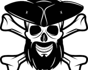 Jolly roger svg | Etsy