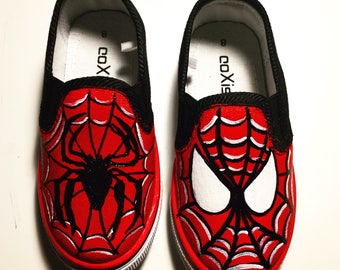 Spiderman shoes | Etsy