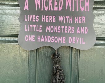 Something Wicked This Way Comes Digital Halloween Sign. 8x10