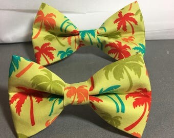 Palm tree bow tie | Etsy