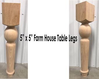 Turned leg table | Etsy