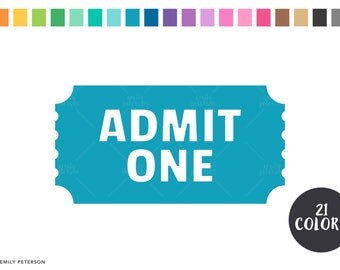 Admit one tickets | Etsy