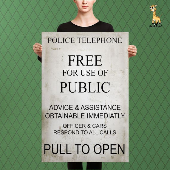 Doctor who tardis inspired door sign Dr who Typography Custom