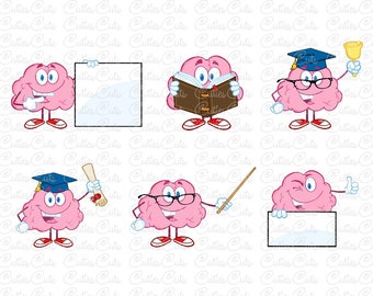 Brain clipart | Etsy