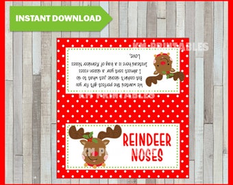 Reindeer noses | Etsy