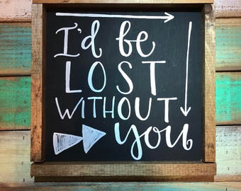 Lost without you | Etsy
