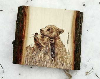 Wood burned art | Etsy